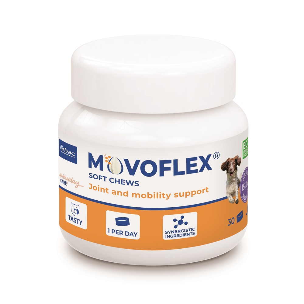 Ledtillskott Virbac Movoflex 15-35 kg 30x4 g | Vetapotek