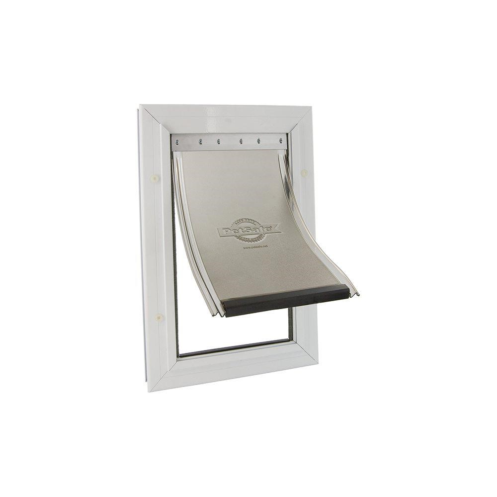 Hunddörr PetSafe XL 660 Aluminium Vit | Vetapotek