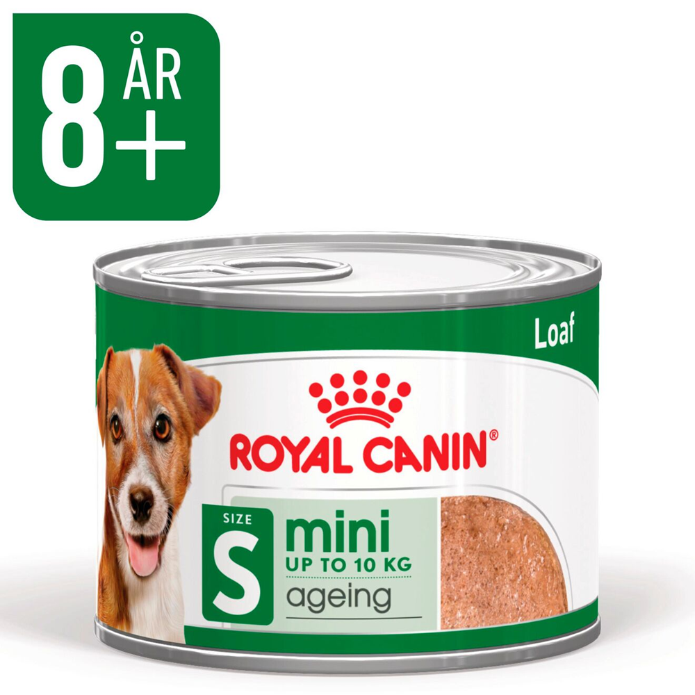 Royal Canin Mini Ageing Loaf våtfoder för hund 12x195 g | Vetapotek