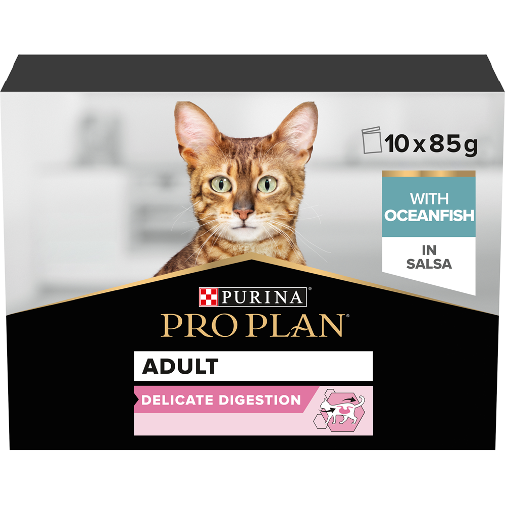 Purina Pro Plan Delicate Digestion Cat Ocean Fish 10x85 g | Vetapotek