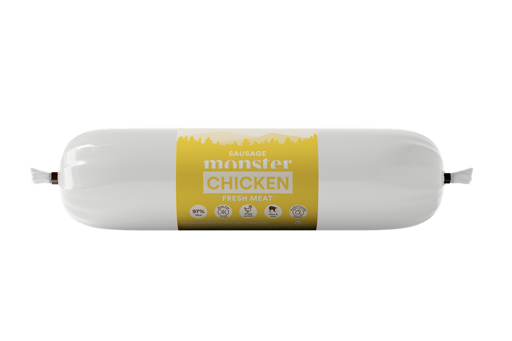 Monster Dog Sausage Chicken 200 g | Vetapotek