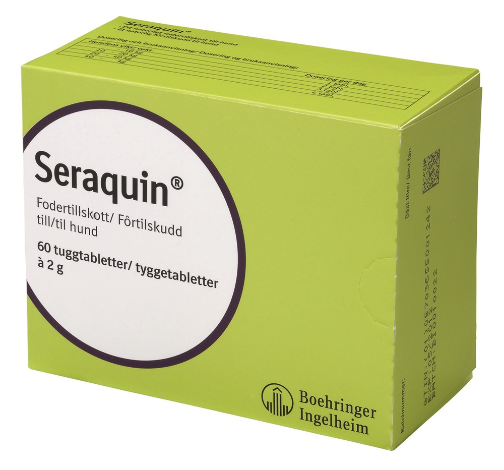 Fodertillskott Boehringer Ingelheim Seraquin Tabletter 60x... | Vetapotek