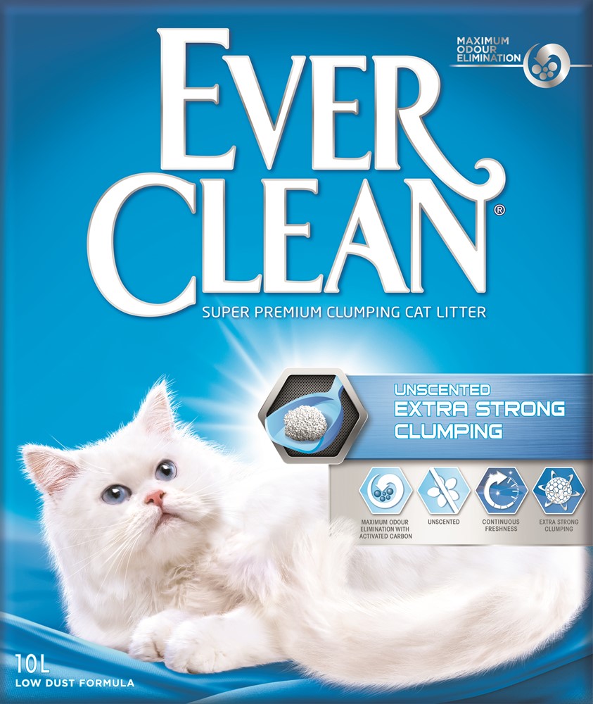 EverClean Kattsand Extra Strong Unscented 10l | Vetapotek