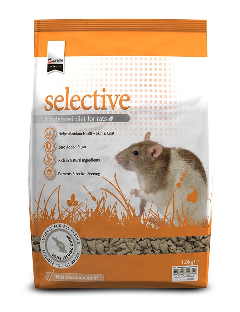 Foder Supreme Science Selective Rat 1,5 kg | Vetapotek