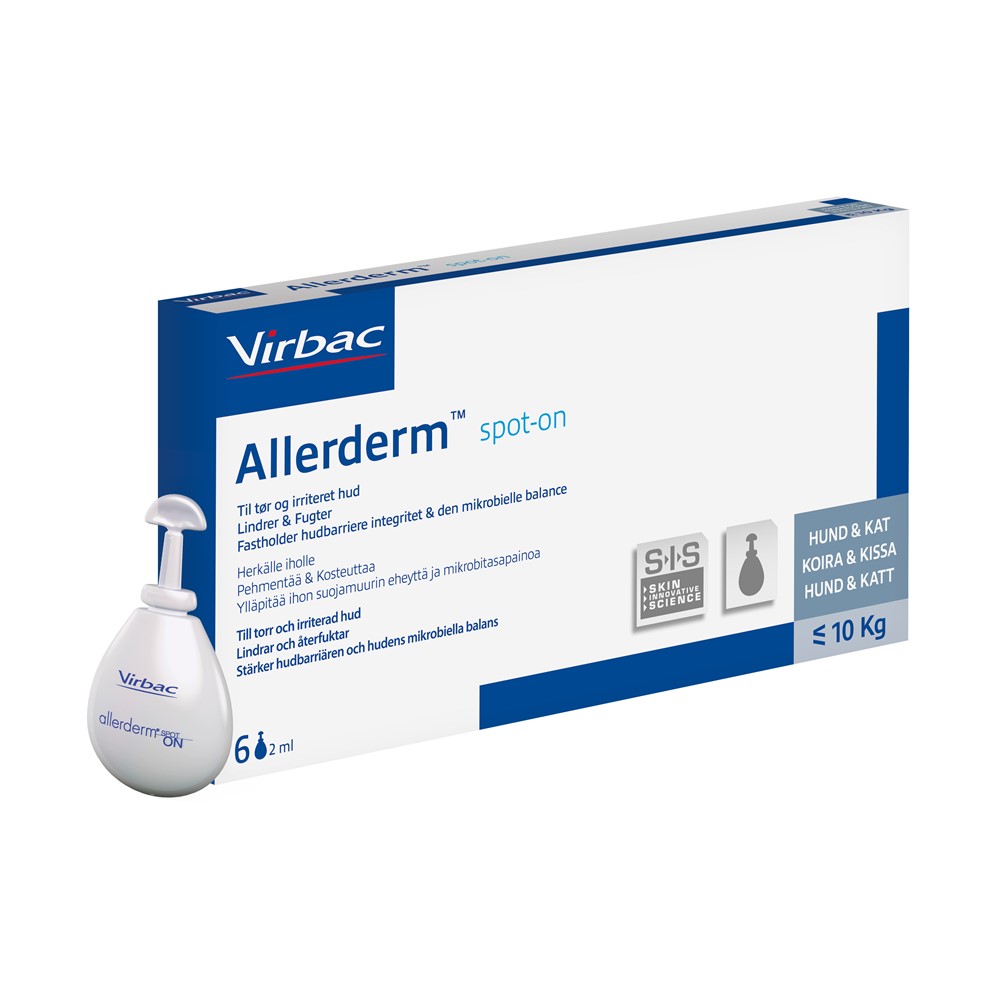 Allerderm Spot-On 2ml x 6 st | Vetapotek