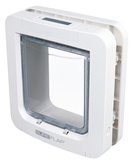 Kattlucka med microchip ID SureFlap Vit | Vetapotek