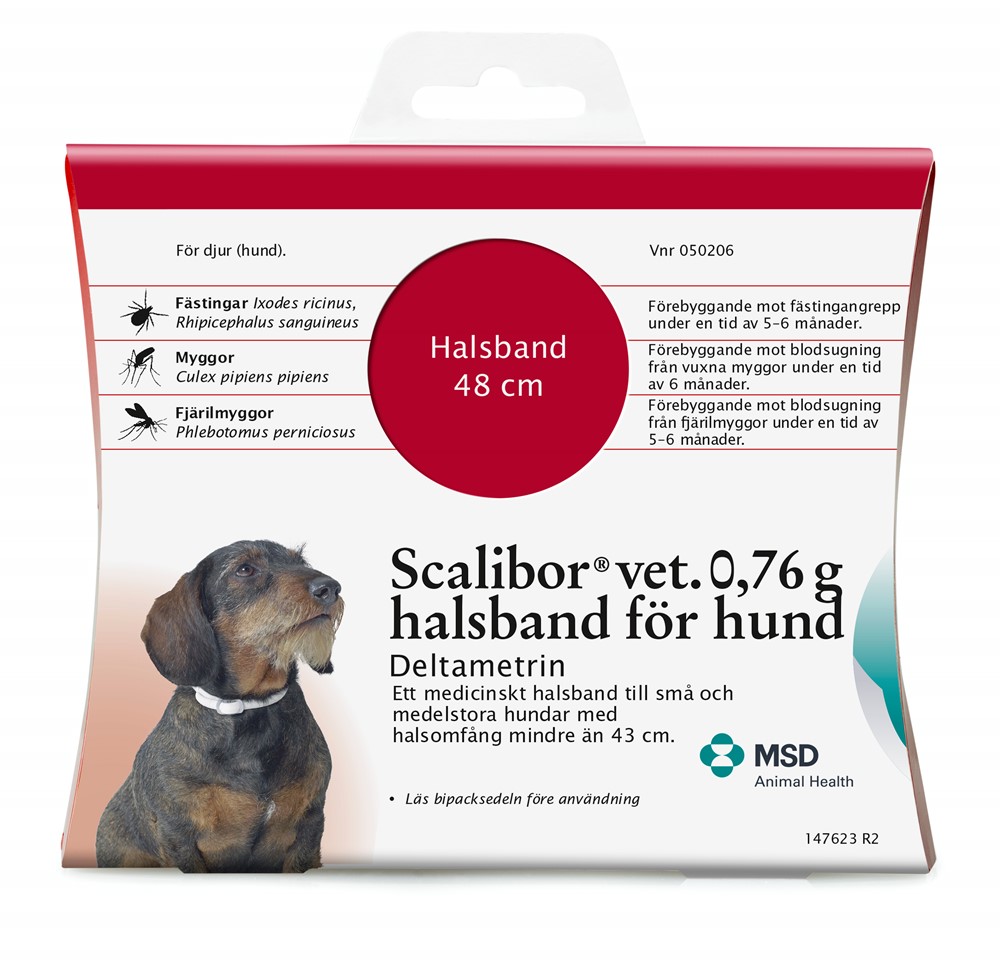 Scalibor vet. 0,76 g 48 cm Medicinskt halsband för hund | Vetapotek