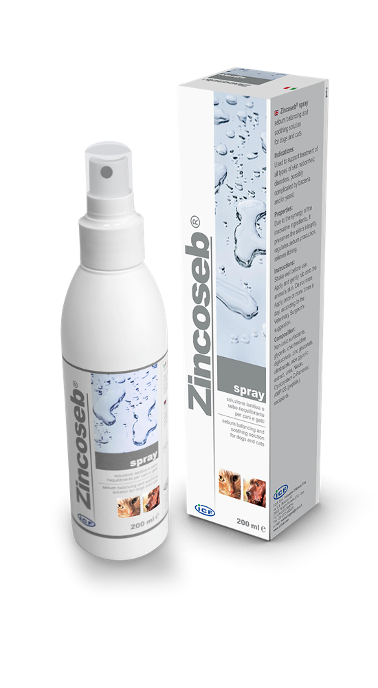 Hudsprej ICF Zincoseb Spray 200 ml | Vetapotek